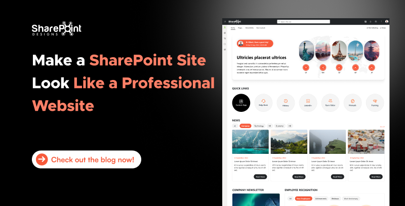 How to Make a SharePoint Site Look Like a Modern Website